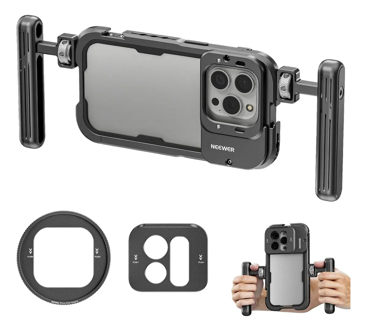 Cage para Iphone 15 pro - Sonic Shutter